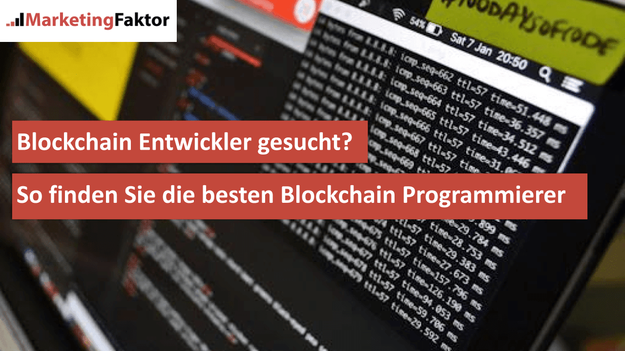 Blockchain Programmierer gesucht? So finden Sie di...